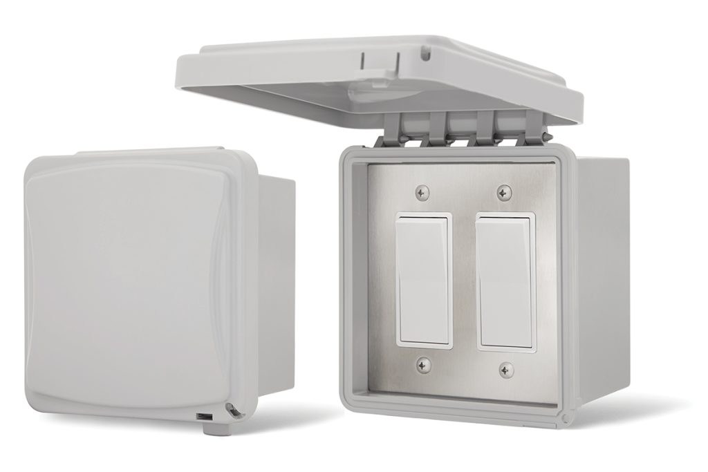 In wall Duplex/Stack Switches With Weather Proof Cover For Exposed ...