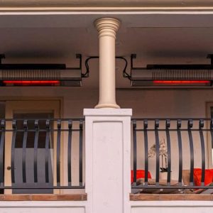 SunStar GLASS® Natural Gas Infrared Patio Heater, SGL35-N7, 35000 BTU ...